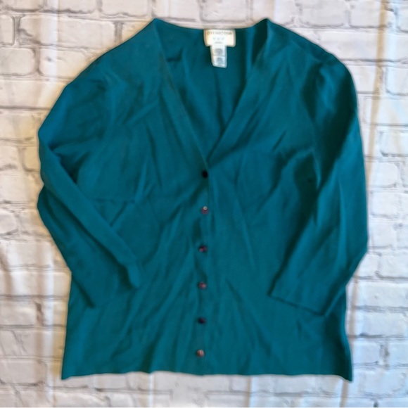 Covington | Sweaters | Covington Petite Large Vtg Y2k Turquoise ...